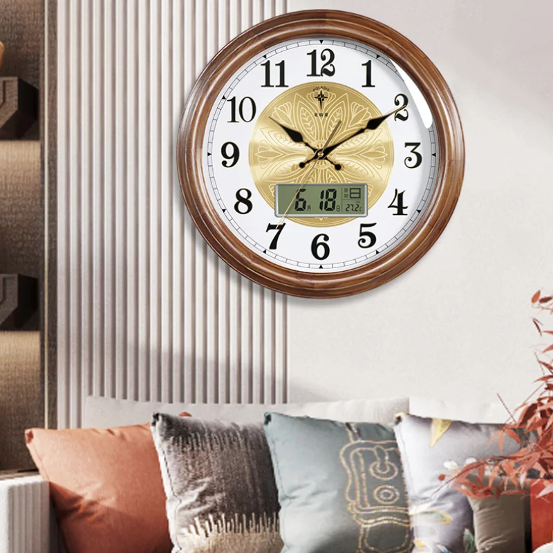 Reloj De pared electrónico Vintage para cocina, relojes silenciosos ...