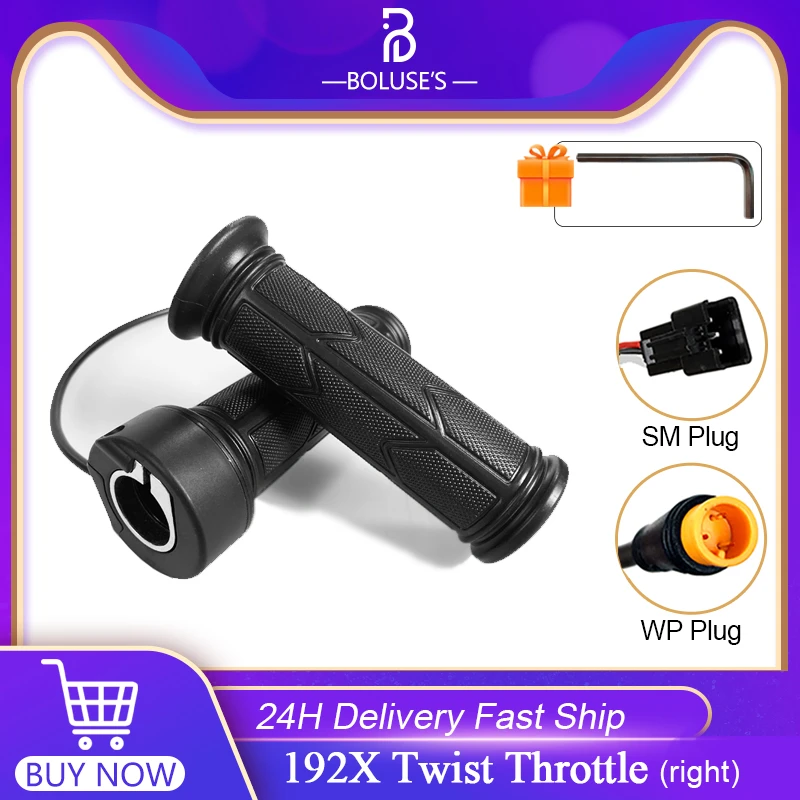 Ebike Throttle 192x Electric Bicycle Accelerator Full Twist Throttle ...