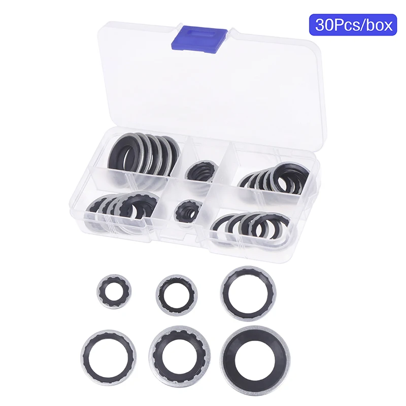 30Pcs/Box Sealing Gaskets For Automotive Air Conditioning Systems High ...