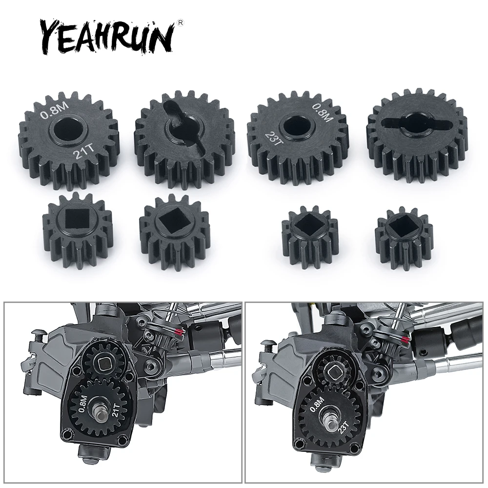 YEAHRUN-Aluminum-0-8M-14-21T-12-23T-Differential-Axle-Gear-for-1-10 ...
