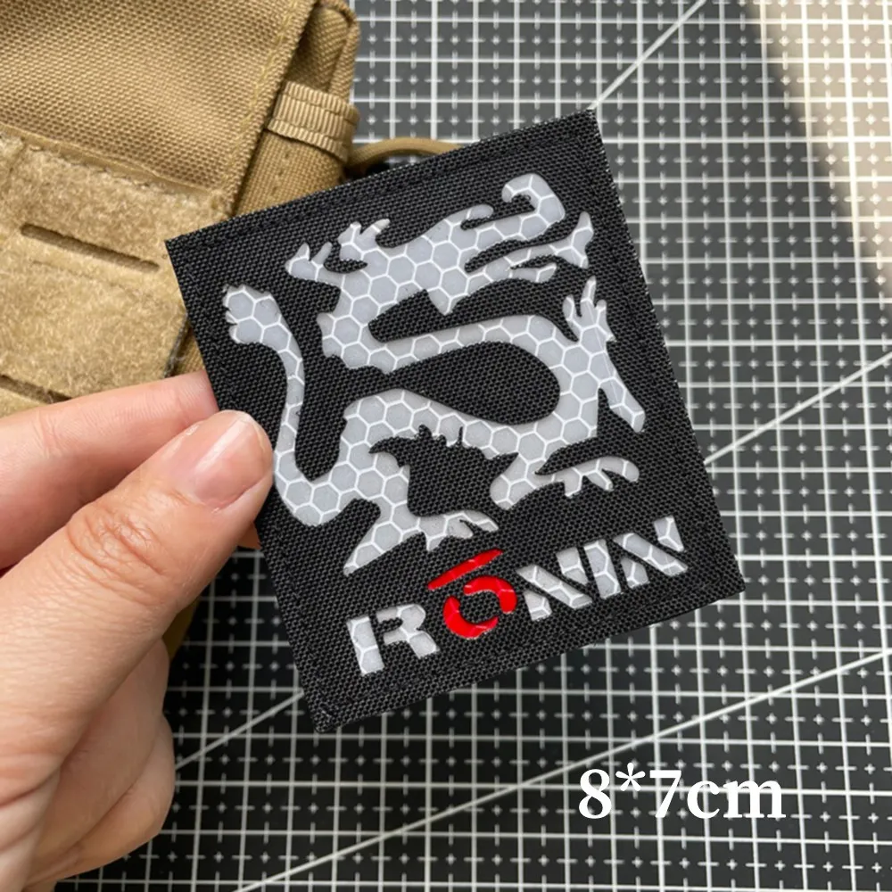 Ronin-Dragon-IR-Reflective-Patches-for-Clothing-Dragon-Tactical-Armband-Morale-Badge-on-Backpack ...