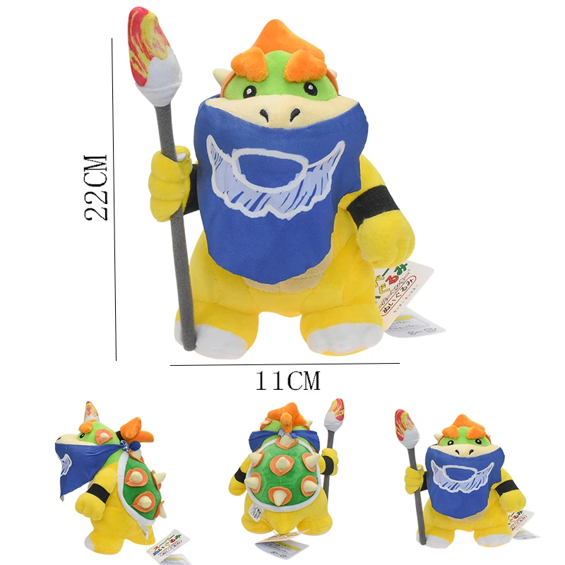 Juguetes de peluche de Super Mario Bros Wonder Bowser Jr Meowser Lemmy ...