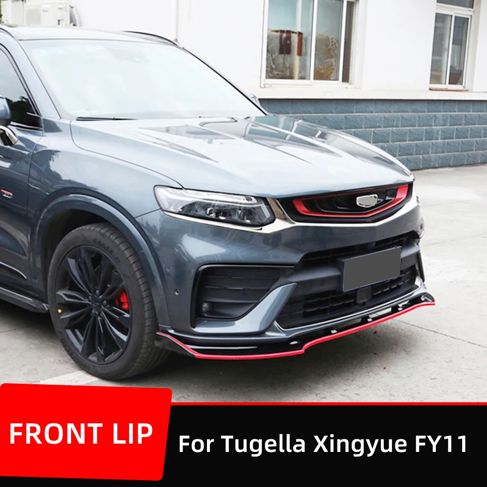 For-Geely-Tugella-Xingyue-FY11-2019-20-21-Car-Front-Bumper-Splitter-Lip ...