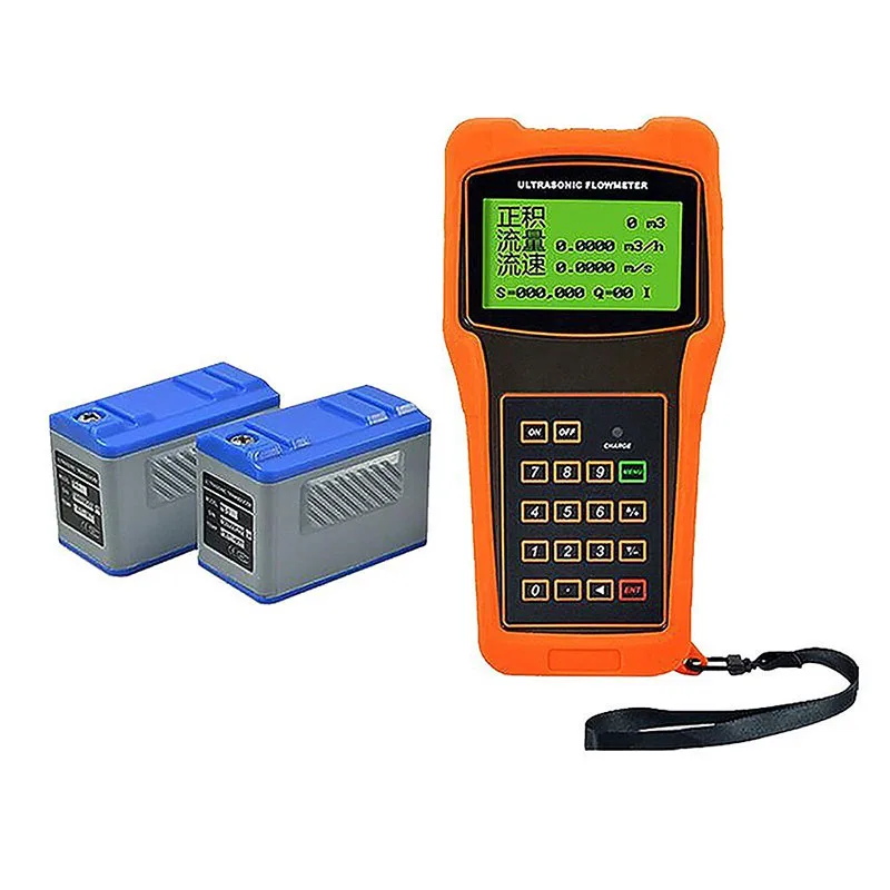 High-precision TUF-2000H handheld external clamp ultrasonic flowmeter ...