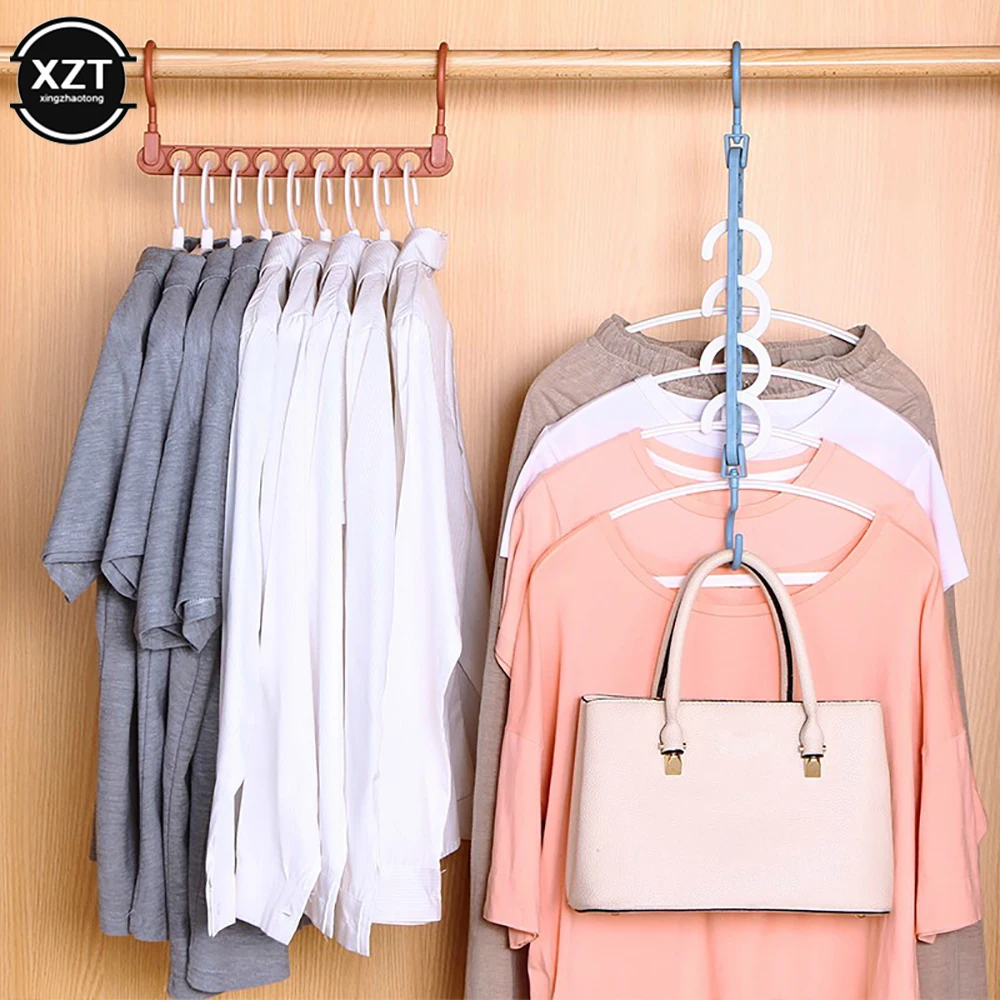 1pcs-Magic-9-hole-Support-Circle-Clothes-Hanger-Clothes-Drying-Rack ...