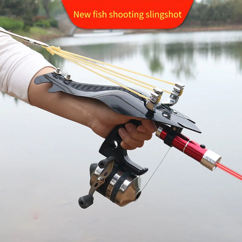 Upgraded Hunting Slingshot Powerful Catapult Hunting Fishing Slingshot ...