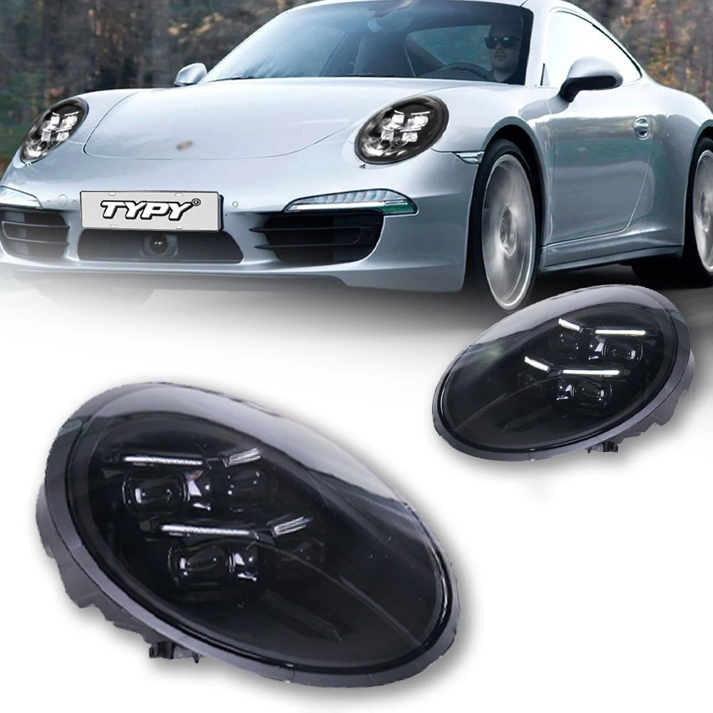 TYPY Car Headlights For Porsche 911 LED 2013-2018 Headlight Styling ...