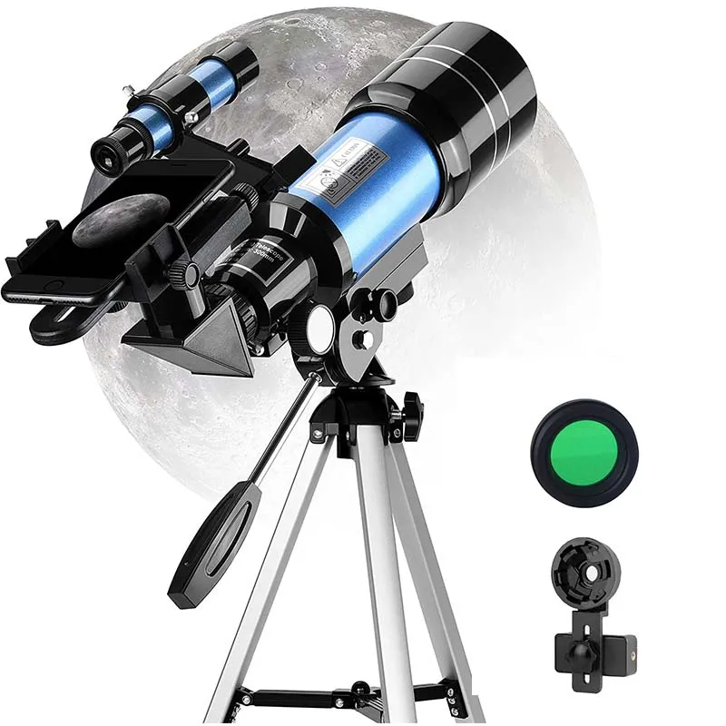 Powerful-150X-Kids-Astronomical-Telescope-70mm-Eyepiece-For-Space ...