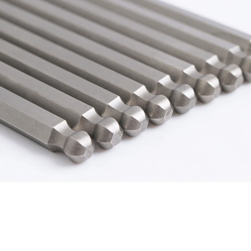 10pcs-Ball-End-Hex-Screwdriver-Bits-Set-Metric-Allen-Hex-Bit-150mm-Long ...