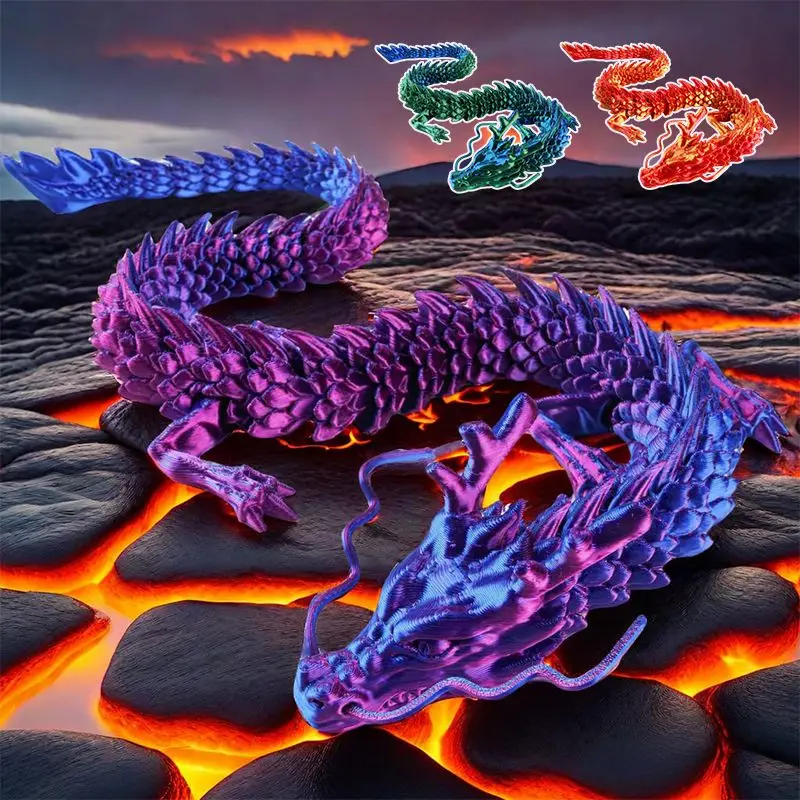 Layered Visions 3D Printed Dragon