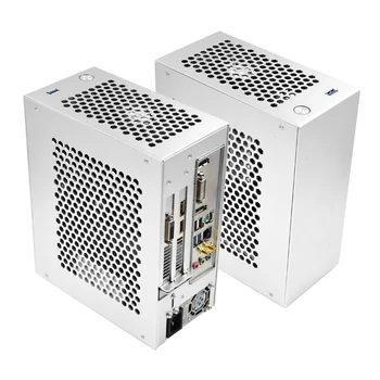 METALFISH-Mini ITX Case para PC Gaming, pequeno chassi com alça ...