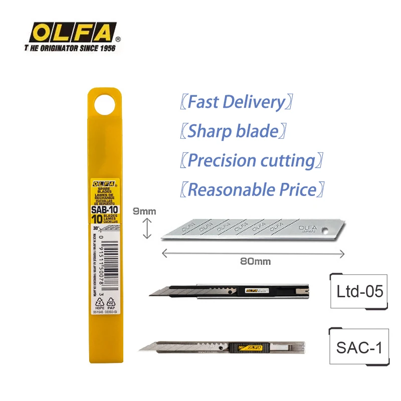 OLFA-Japan-imported-cutter-30-degree-angle-9mm-utility-knife-blade-0-38mm-thick-SAB-10.jpg