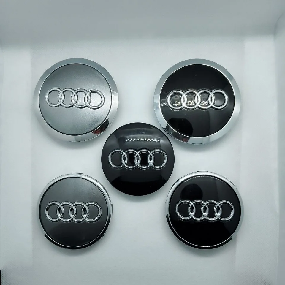 4pcs 60mm 61mm 68mm 69mm Audi Hub Caps Car Wheel Center Caps For Audi ...