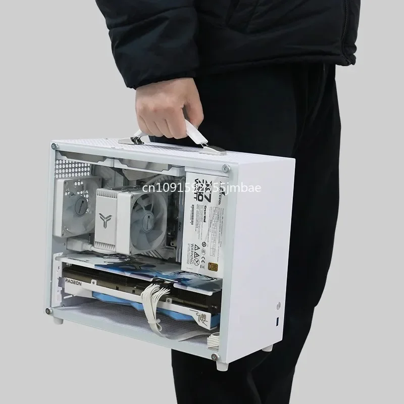 A600 ITX/matx Chassis ATX Power Side Transparent Portable Laptop Mini ...