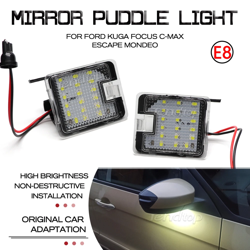LED-Under-Mirror-Puddle-Light-Canbus-Lamp-For-Ford-Focus-3-Kuga-2-S-Max ...