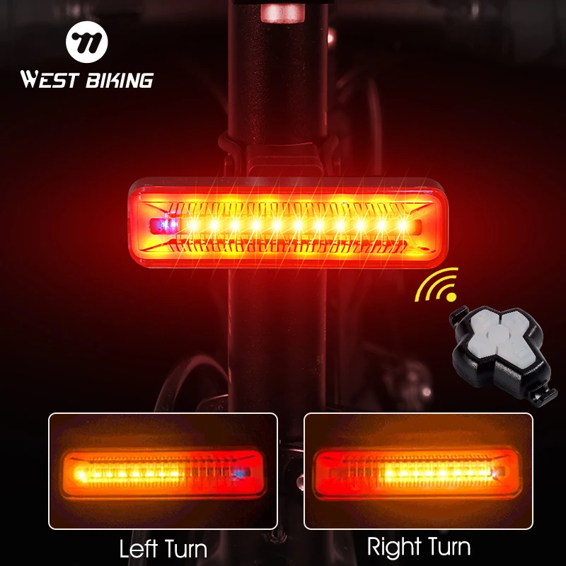 Remote-Turn-Signal-Bike-Light-LED-Direction-Indicator-MTB-Bicycle-Rear ...