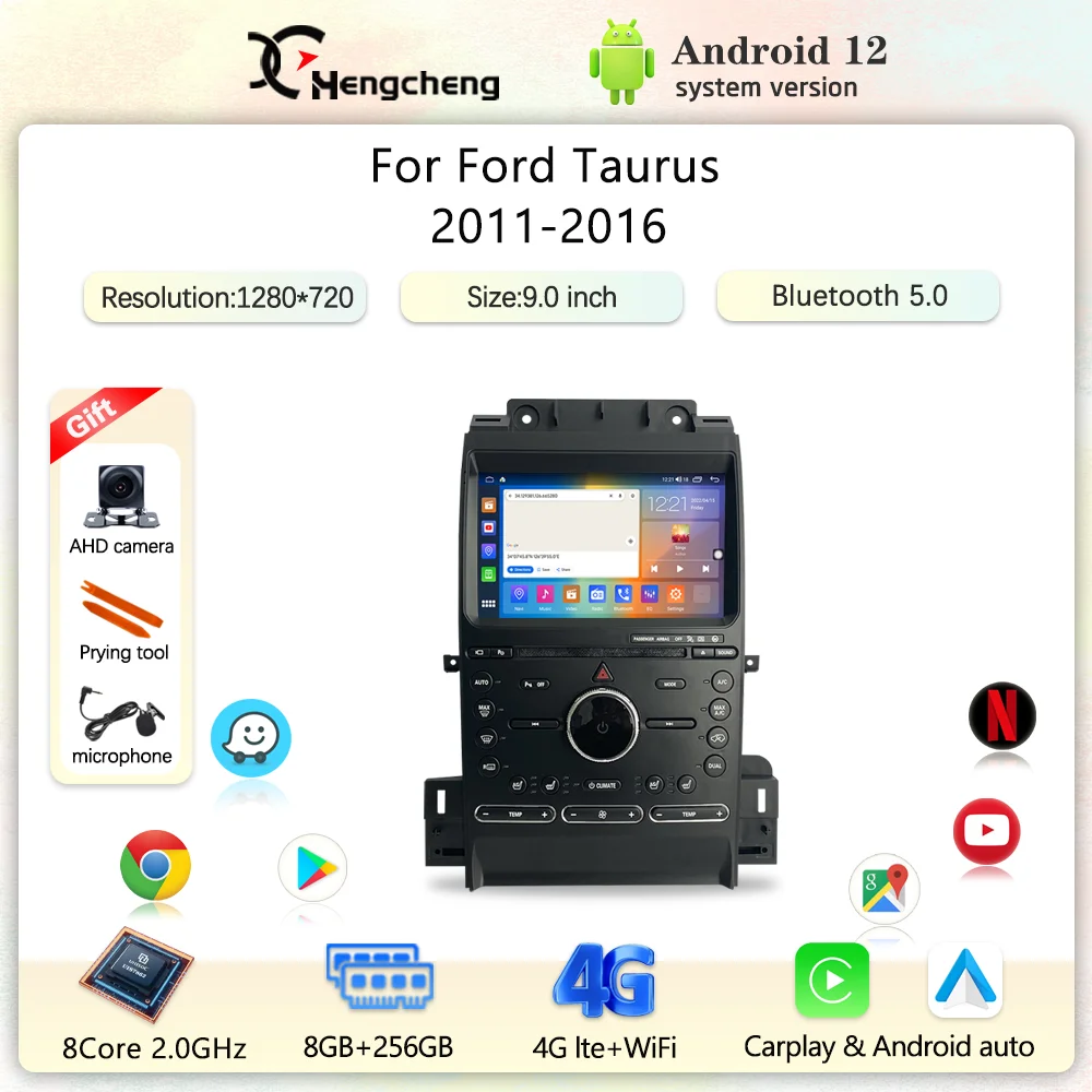 9-0inch-For-Ford-Taurus-2011-2016-Car-Multimedia-Video-Player-GPS ...