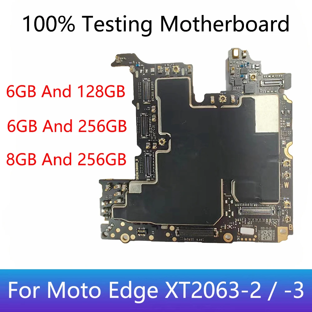 Original For Motorola Moto Edge XT2063 Motherboard Mobile Electronic ...