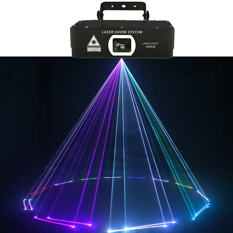 Alta luminosità 600mw RGB Cartoon Line Laser Animal Flower Dance ...