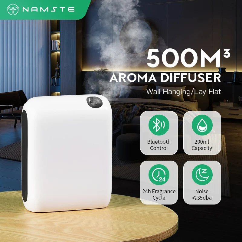 Namste-Essential-Oils-Fragrance-Aroma-Diffuser-Bluetooth-Control-Room ...