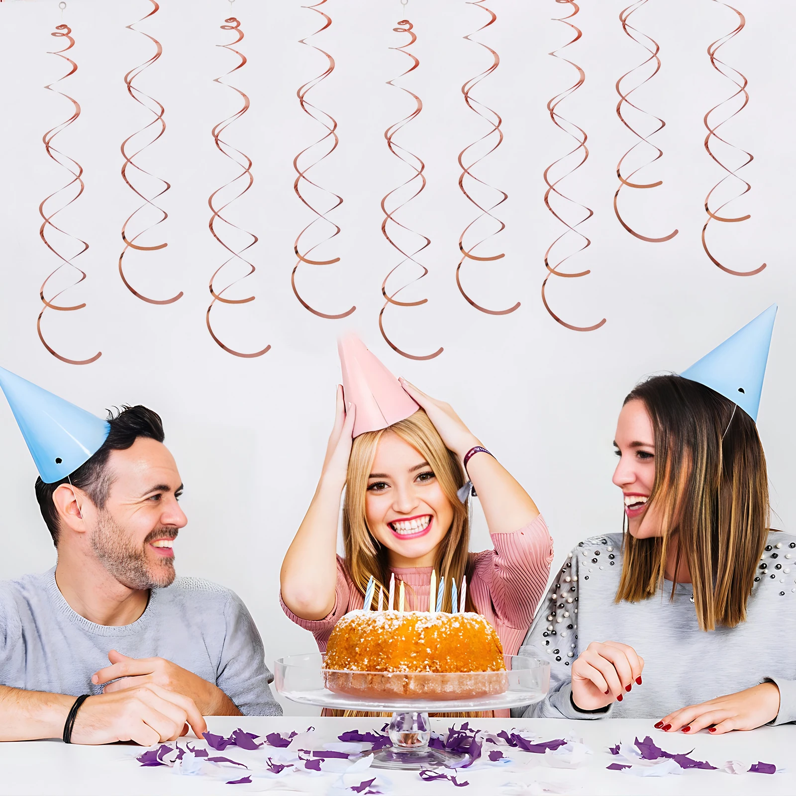 6pcs-Set-27-5inch-Gold-Aluminium-Foil-Streamers-Party-Decorations-For ...