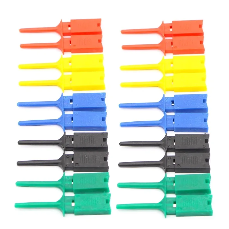 12Pcs-lot-Test-Hooks-Clips-Flat-Test-Wiring-Hook-Connection-Claw-Logic ...