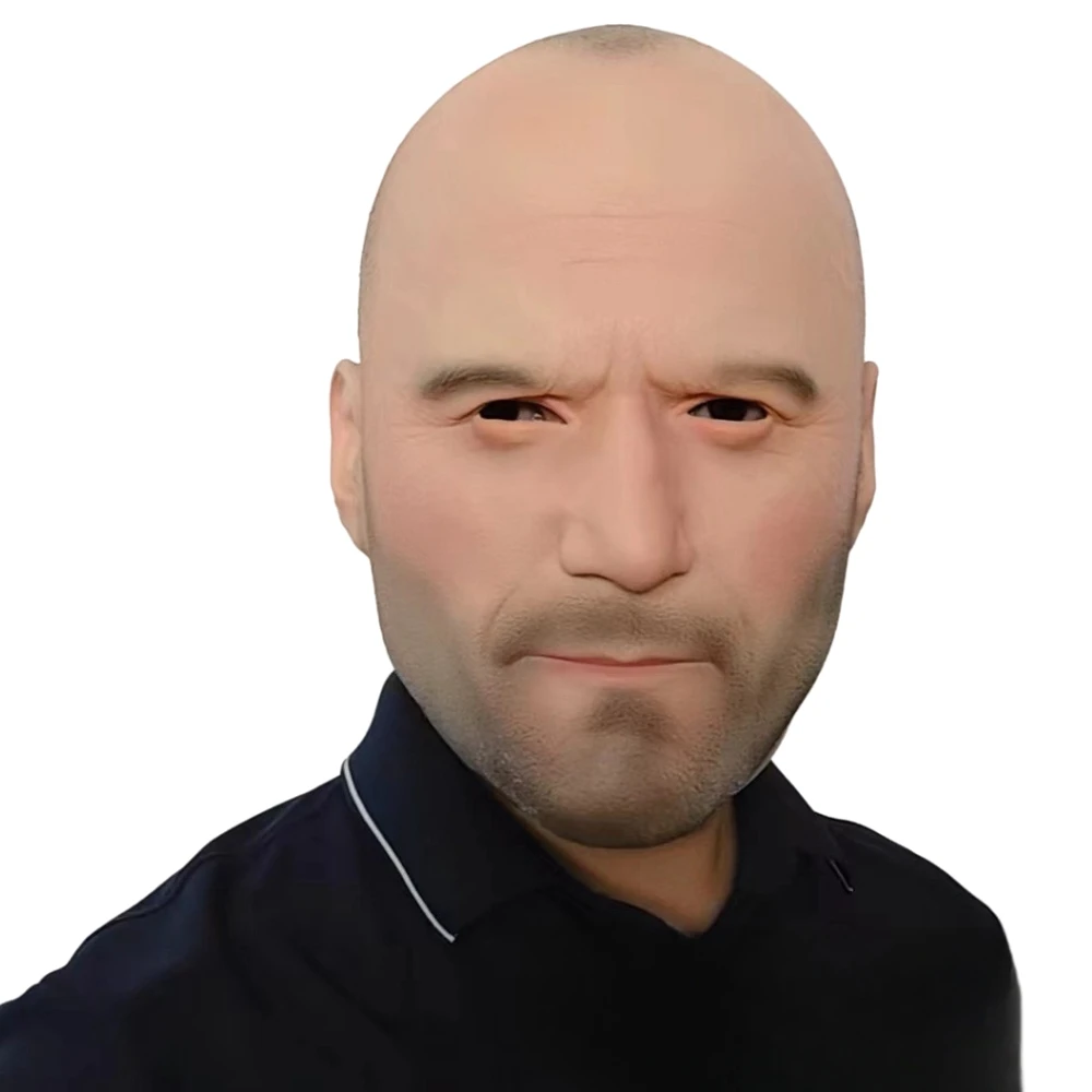Jason-Statham-Mask-Full-Head-Headgear-Mischief-Pro-Latex-Realistic-Bald ...
