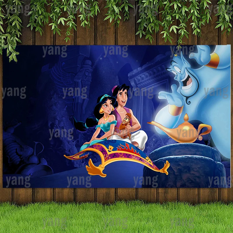 Disney Aladdin Jasmine Princess Wedding Magic Carpet Lamp Castle ...