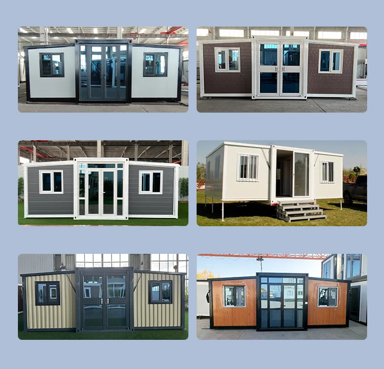 20ft 40ft Expandable Container House Modular Folding Tiny Homes Prefab ...