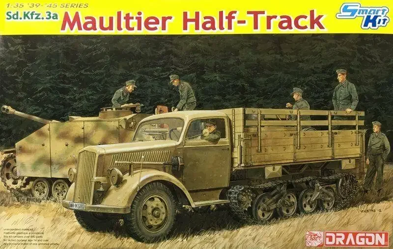 DRAGON 6761 1/35 Scale Sd.Kfz.3a Maultier Half Track Model Kit ...