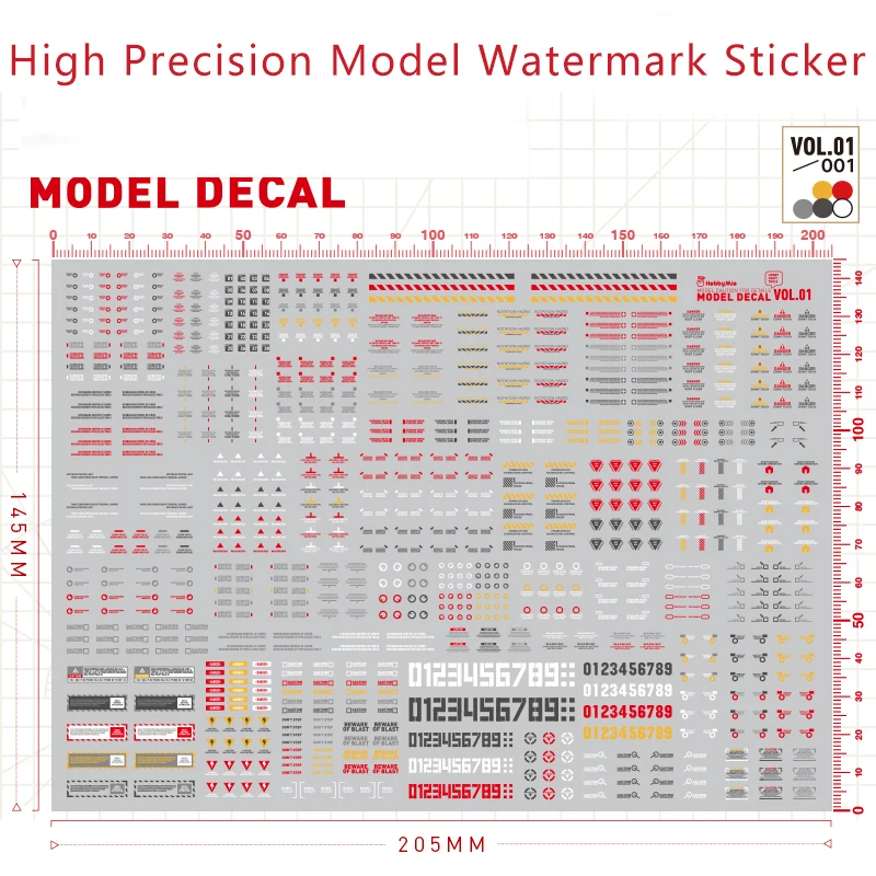 Model-tool-High-precision-Universal-Water-Transfer-Sticker-Fluorescent ...