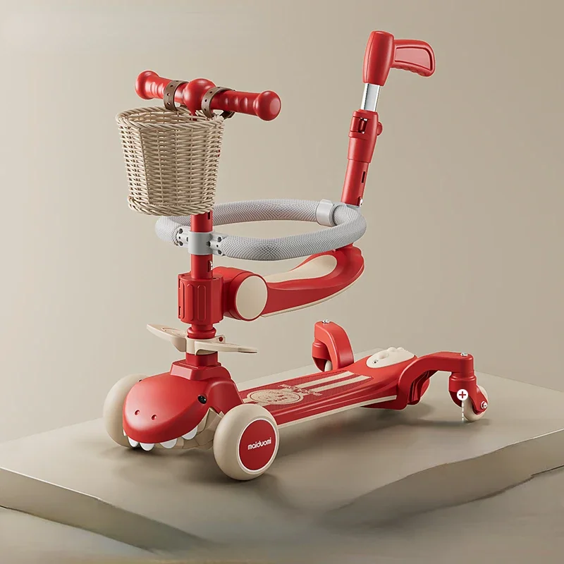 Foldable-Small-Dinosaur-Scooters-1-6-Year-Old-Children-Multi-gear ...