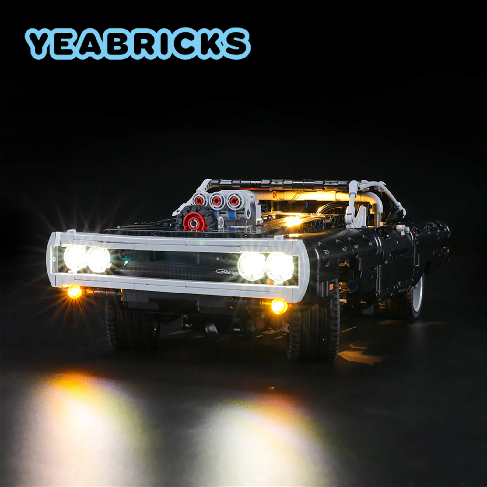 Yeabricks Led Light Kit For 42111 Dom's Dodge Charger Building Blocks ...