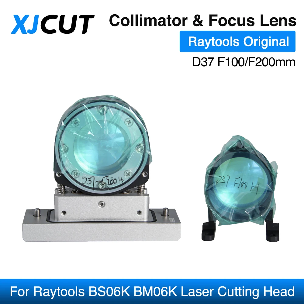 XJCUT-Raytools-Original-Focus-Collimator-Lens-D37-F100-200mm-120BS3600Z ...