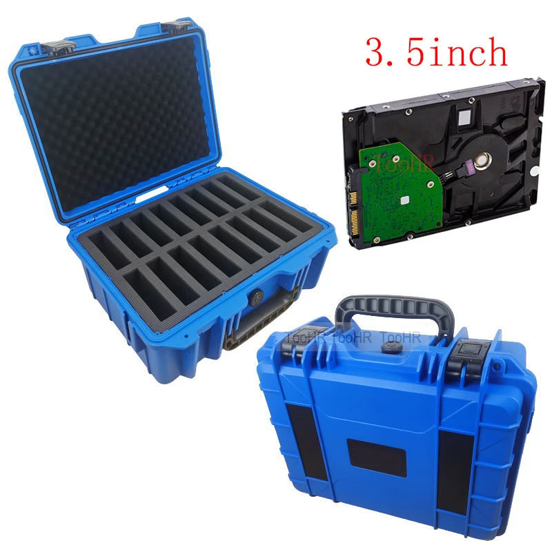3.5inch Waterproof Hard Drive Case Multi-protection Hdd Storage Box ...