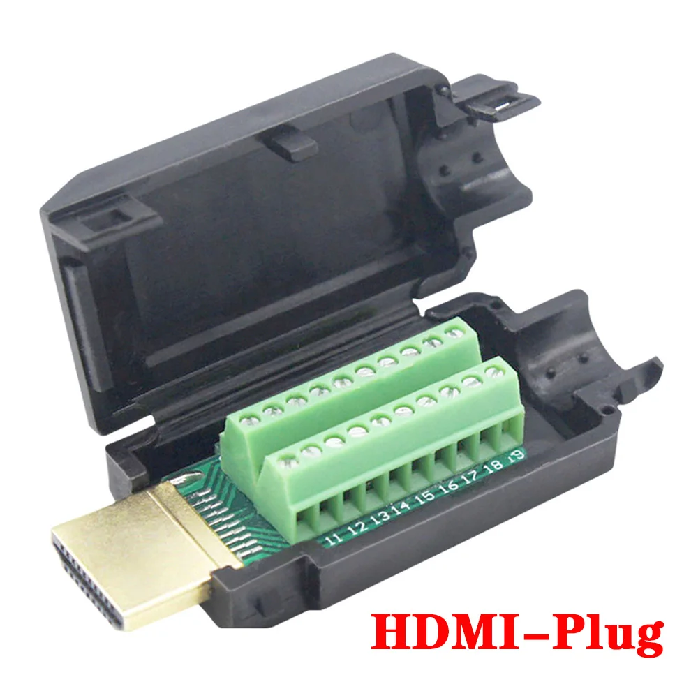 1Pcs-Diy-Hdmi-Mannelijke-19Pin-Adapter-Connector-Plug-Breakout ...