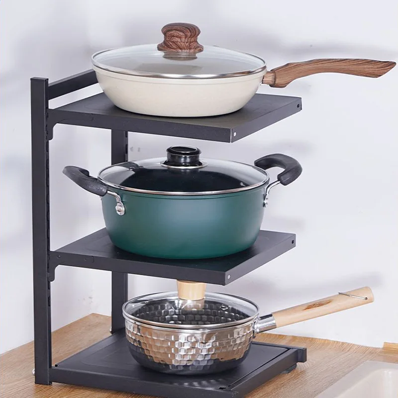 Pot-Storage-Rack-Multi-Layer-Adjustable-Pots-Holder-Under-Sink-Cabinet ...