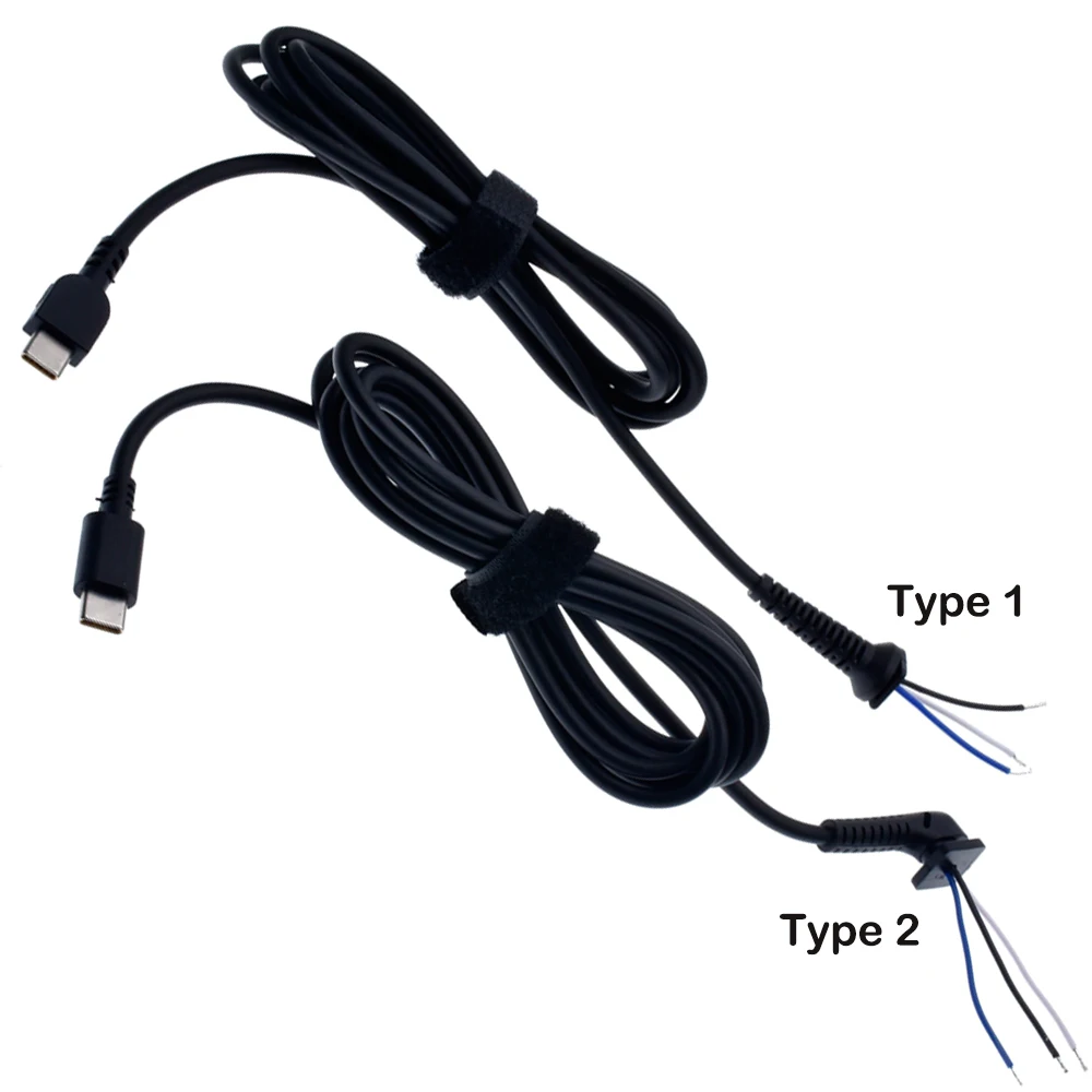 1-8m-USB-C-Laptop-Power-Adapter-Connector-Jack-Type-C-Dc-Plug-Cable ...