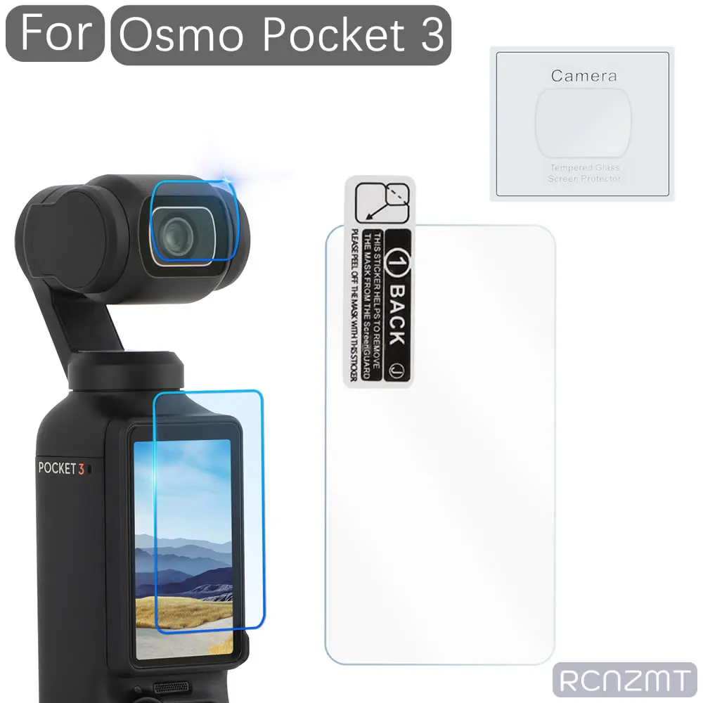 Protective-Film-for-DJI-osmo-pocket-3-Glass-Screen-Protector-Hardness ...