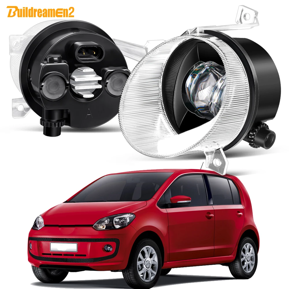 2-X-LED-Fog-Light-Assembly-Canbus-Car-Lens-Fog-Lamp-For-Volkswagen-VW ...