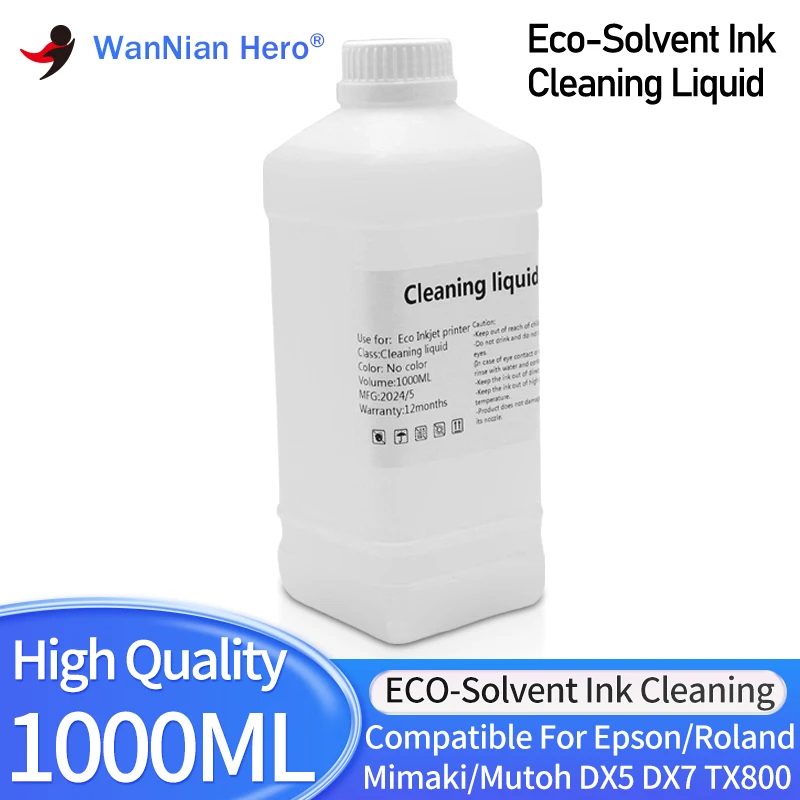 1000ML-Eco-Solvent-Ink-Cleaning-Solution-For-Epson-Roland-Mimaki-Mutoh ...