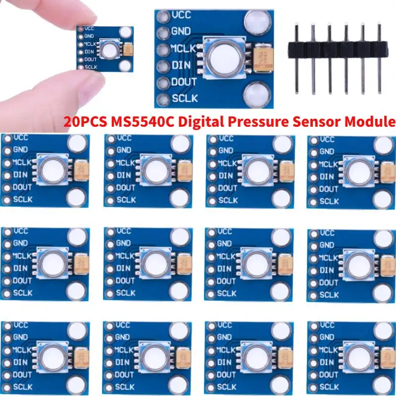 20-1PCS-MS5540CM-Digital-Air-Pressure-Sensor-Module-10-1100-MBar ...