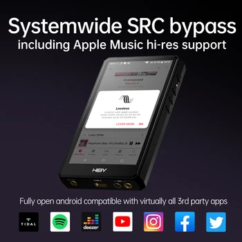 HiBy-REPRODUCTOR de música MP3 R5 Gen 2 MQA 16X HiBy R5 II, HiFi, Bluetooth, Dual ES9219C ...