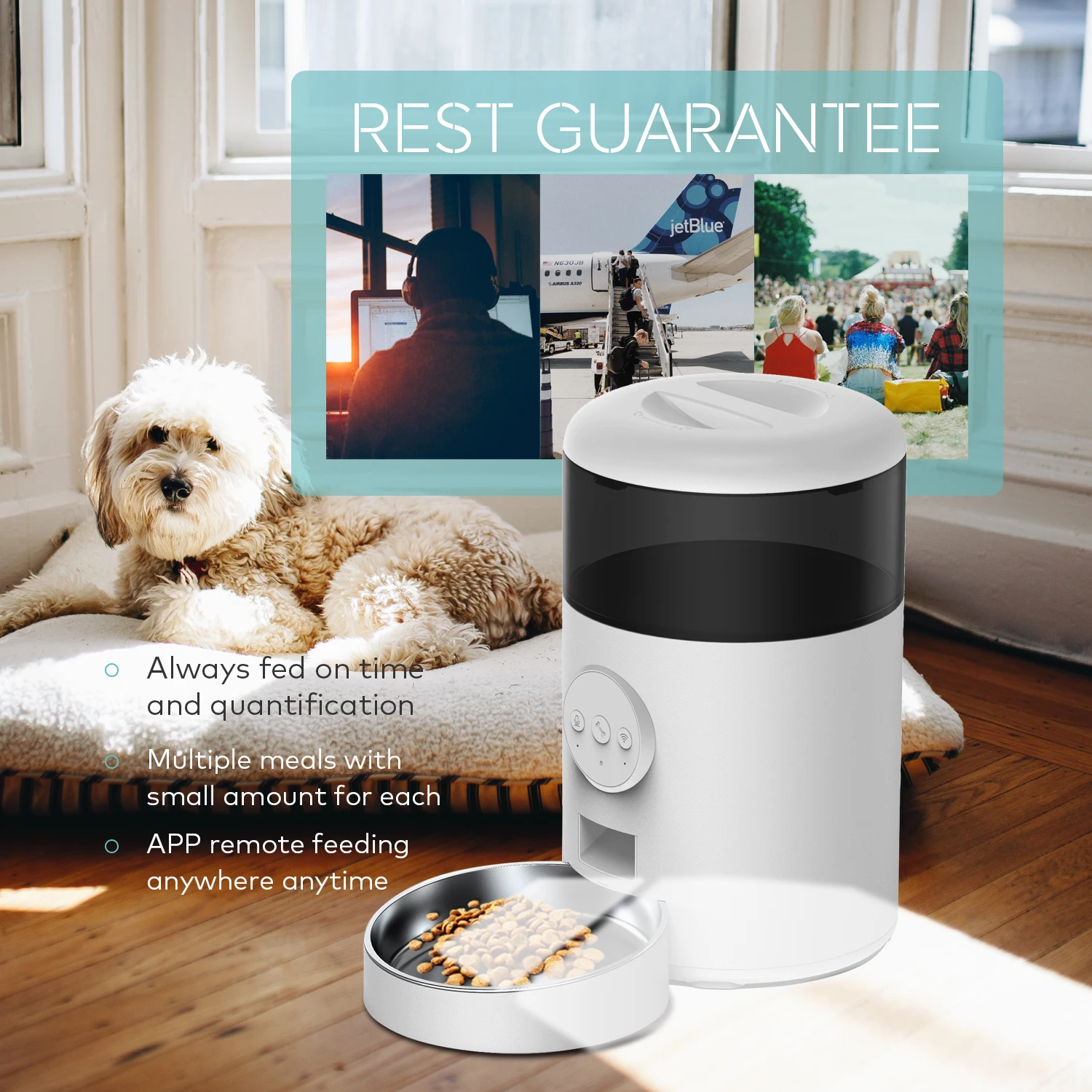 WIFI-Smart-Pet-Feeder-Automatic-Cat-and-Dog-Food-Dispenser-3-5L-Feeding ...