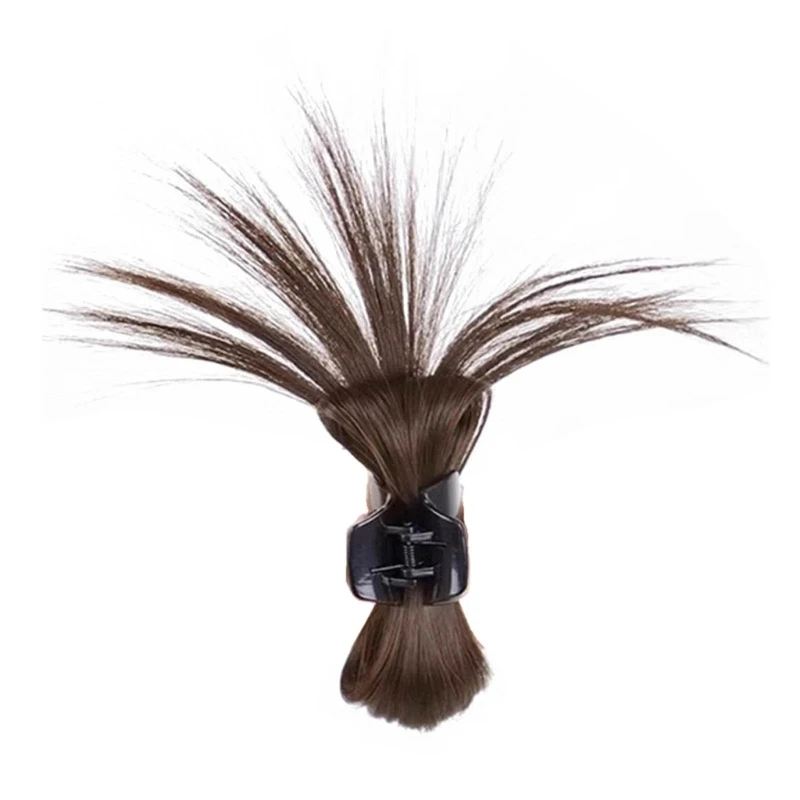 Chicken-Feather-Shuttlecock-Head-Grasping-Clip-Fountain-Ponytail-Wig ...