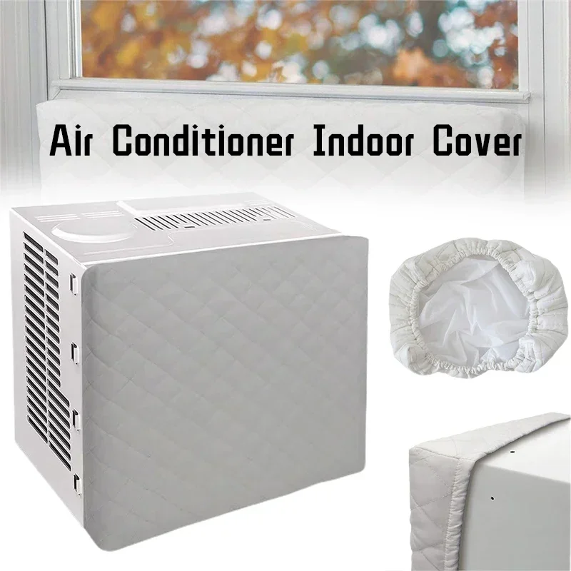 Quilted Fabric Air Conditioner Cover for Indoor/Window Ac Units Elastic ...