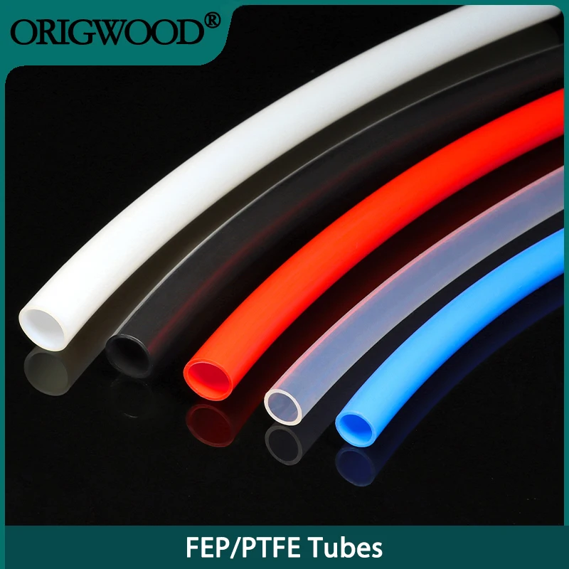 1~10m PTFE Tube FEP Pipe For 3D Printer Parts ID 0.5 1 2 2.5 3 4 5 6 7 ...