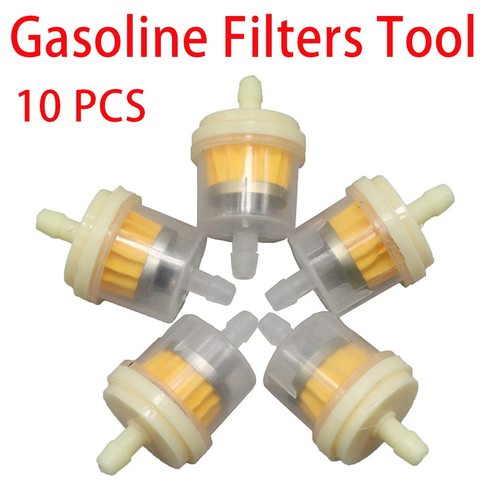 10pcs/lot Professional Motorcycle Oil Filter Inline Gas Fuel Filter ...