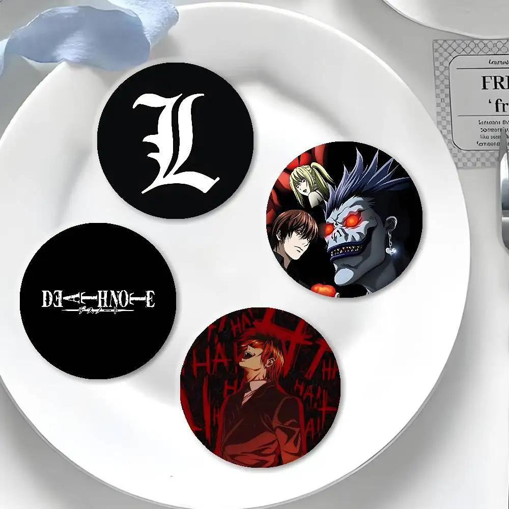 Death Note Badges Creative Tinplate Pins Funny Badge Metal Brooch For ...