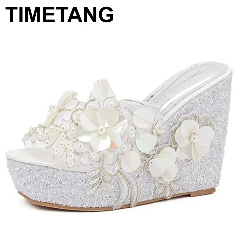 Wedges-Slippers-High-Heels-Women-s-Summer-Flower-Decoration-Sandals ...